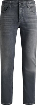 BOSS Herren H-Re.Maine Maine Regular-Fit Jeans aus grauem Stretch-Denim Grau 31/34