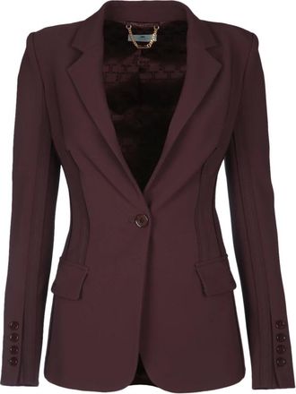 Elisabetta Franchi Femme, Vestes, Brun, Taille: 40 FR Blazers