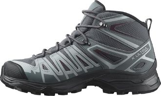Salomon X Ultra Pioneer Mid Gore-Tex wasserdichte Damen Outdoorschuhe, Outdoor-bereit, Sicherer Fu&szlig;halt, Stabil und ged&auml;mpft, Ebony, 38 2/3