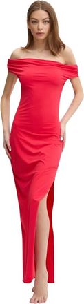 Bond-Eye Femme, Robes, Rouge, Taille: 36/38 FR Robe Maxi Nixi