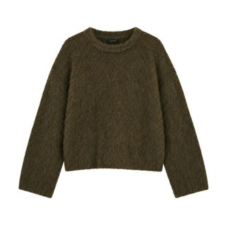R13 Oversized Grunge Pullover - - Knitwear - Damen - Gr&uuml;n - M