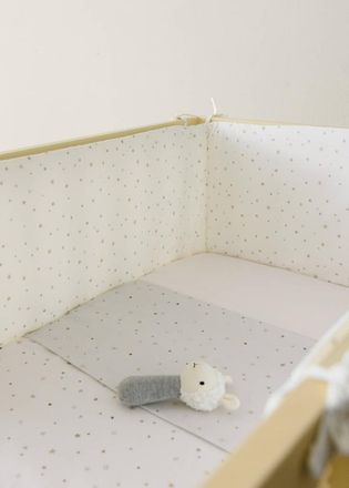 Mango Tour de lit pour enfant en gaze de coton gris - Home - Taille unique - MANGO HOME