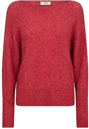 Mos Mosh MOS Mosh, Femme, Pulls, Rouge, Taille: 44 FR Pull en maille &agrave; encolure bateau