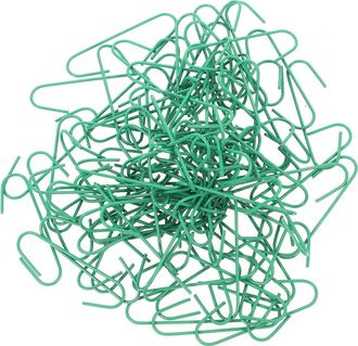 DOITOOL 100 St&uuml;ck C F&ouml;rmige Christbaumhaken aus Eisen Gr&uuml;n 38mm Robuste Weihnachtskugelhaken f&uuml;r Sicheren Halt Vielseitige Dekohaken f&uuml;r Weihnachtsbaumschmuck