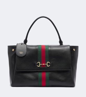 Gucci Schultertasche Paparazzo Large aus Leder