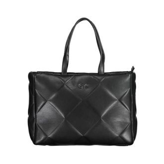 Calvin Klein Femme, Sacs, Noir, Taille: ONE Size Polyester Handbag