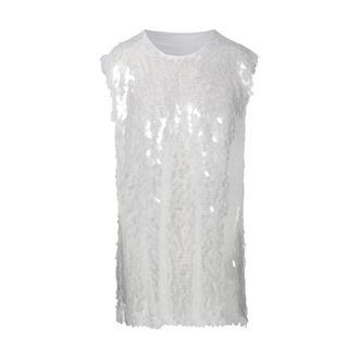 Norma Kamali Wei&szlig;es Crewneck &auml;rmelloses Top - - Tops - Damen - Wei&szlig; - XS