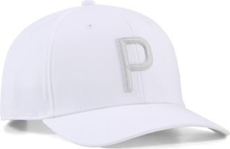Puma Casquette technique de golf Heritage P Homme, Accessoires, Blanc, Adult
