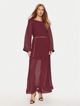 Vicolo Abendkleid TS0396 Dunkelrot Regular Fit