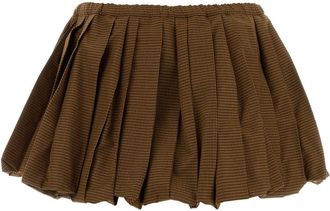 Miu Miu Mini Skirt - Brown