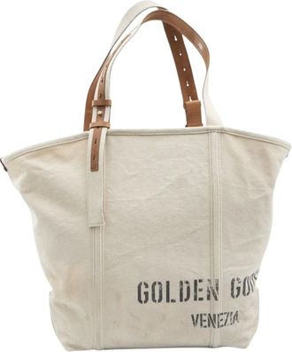 Golden Goose Femme, Sacs, Beige, Taille: ONE Size Tote Bag