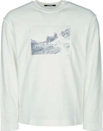 Jacquemus Homme, Sweatshirts et sweats &agrave; capuche, Blanc, Taille: XL SweaT-shirts