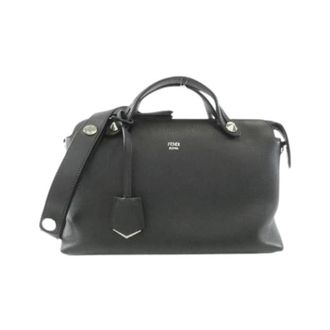 Fendi Pre-owned By The Way Kalbsleder Tasche - - Pre-owned - Damen - Schwarzk - ONE SIZE