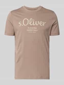 s.Oliver Red Label Regular Fit T-Shirt aus reiner Baumwolle