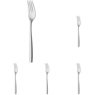 WMF Palma Men&uuml;gabel 20,8 cm, Cromargan Edelstahl poliert, gl&auml;nzend, sp&uuml;lmaschinenfest (Packung mit 5)