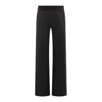 Off-white Femme, Pantalons, Noir, Taille: 40 FR Pantalon &agrave; Jambes Larges