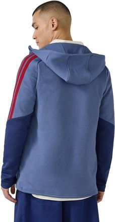 adidas Performance Kapuzenpullover FC Bayern M&uuml;nchen, Authentic Zip-Hoodie Teamline, Herren, Blau