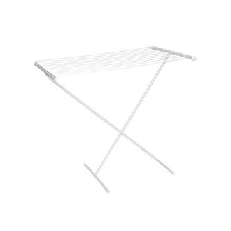 MSV W&auml;schetrockner 10M Stahl 1 Ebene Wei&szlig;, Ma&szlig;e 81x55x83cm, Ideal f&uuml;r Innen- und Au&szlig;entrocknung, Korrosionsbest&auml;ndig, Praktisch und Langlebig