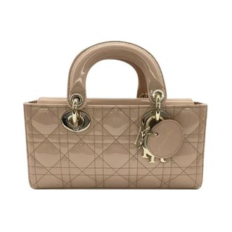 Dior Pre-owned Small Patent Cannage Lady D-Joy - - Pre-owned - Damen - Beige - ONE SIZE