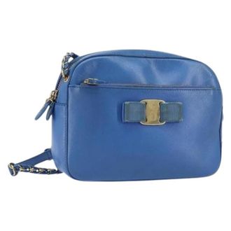 Ferragamo Pre-owned Ledertasche - - Pre-owned - Damen - Blau - ONE SIZE