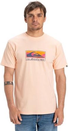 Quiksilver Homme Ev Gradient Box T-Shirt, Peach Parfait, S EU