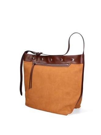 Gave Lux Sac à bandoulière pour femme en cuir véritable Made in Italy 33x35x20 cm GLX22243923FBG, cuir, Taille unique