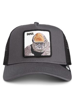 Goorin Brothers Trucker Cap Boss Oil Dunkelgrau, Size:OneSize