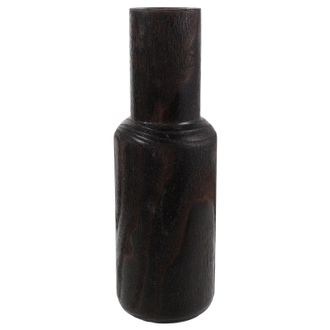 BESPORTBLE Hohe Holzvase 30cm Rustikale Dekovase aus Nat&uuml;rlichem Holz mit Einzigartiger Maserung Vielseitige Tischdekoration f&uuml;r Wohnzimmer Flur B&uuml;ro und Terrass