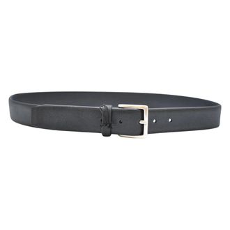Orciani Blauer Lederg&uuml;rtel mit Doppelschlaufe - - Accessories - Herren - Blau - 85 CM