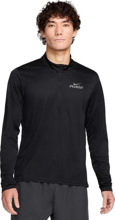 Nike Pacer Oberteil f&uuml;r Herren, mit halbem Rei&szlig;verschluss, Dri-FIT (Schwarz/Reflektierend)