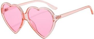 Generic Lunettes De Soleil D&eacute;coratives For Femmes, Id&eacute;ales For Les F&ecirc;tes En Plein Air, Vacances Ou D&eacute;placements(Pink)