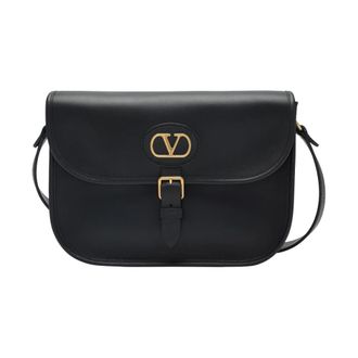 Valentino Garavani Cross Body Bag with Logo - - Bags - Herren - Schwarzk - ONE SIZE