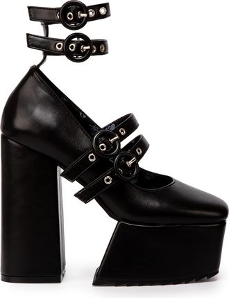 Lamoda Damen Baecation Court Shoe, Black Pu, 39 EU