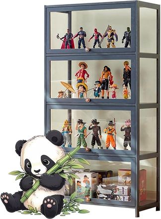 Generic Glas Acryl vitrine, Glasvitrine, Wohnzimmer Vitrine, Vitrine, widerstandsfähig, versiegelt und staubdicht Struktur, geeignet für Verschiedene Szenarie