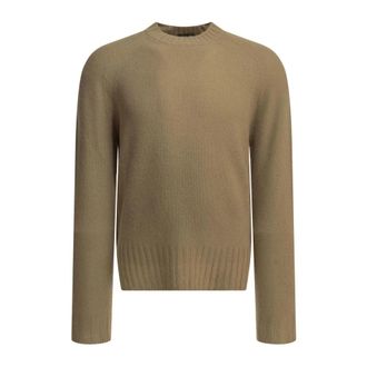 Tom Ford Nahtloser geb&uuml;rsteter Kaschmir-Rundhals-Pullover - - Knitwear - Herren - Braun - XL