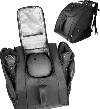 Generic Snowboard Stiefeltasche, Skischuhtasche Outdoorsport Skirucksack Tragbare Schneefeste Ski-Tasche, 50L f&uuml;r Skischuhe, Helme, Ausr&uuml;stung