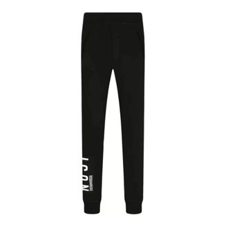 Dsquared2 Jogginghose mit seitlichem Logo - - Trousers - Herren - Schwarzk - 2XL
