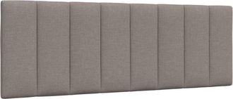 vidaXL Kopfteil-Kissen Hanko Taupe 140 cm Stoff vidaXL