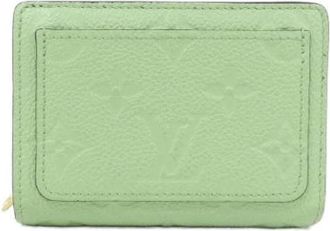 Louis Vuitton Portefeuille Pre-owned (bi-pli) - Femme - Pre-owned - Vert - Taille: ONE Size