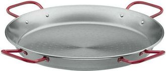 Lacor Poêle à Paella Acier Classique Lacor 4 Poignées [90 cm - 50 Portions]