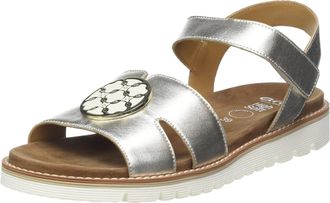 Ara Damen Kent Sandal, Platin, 41 EU