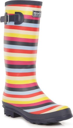 Regatta Fairweather II verstellbare Damen-Gummistiefel aus nat&uuml;rlichem Gummi mit Baumwollfutter