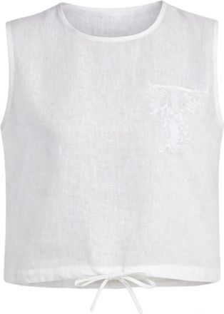 Twinset Femme, Tops, Blanc, Taille: 42 FR Twin-set Top