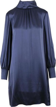 Aspesi Femme, Robes, Bleu, Taille: 36 FR Satin Dress