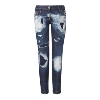 Philipp Plein Femme, Jeans, Bleu, Taille: W28 Jeans Boyfriend So Good