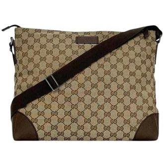 Gucci Sac bandouli&egrave;re vintage doccasion - Femme - Pre-owned - Beige - Taille: ONE Size