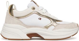 Tommy Hilfiger Sneakers Th Chunky Runner Metallic FW0FW09204 &Eacute;cru