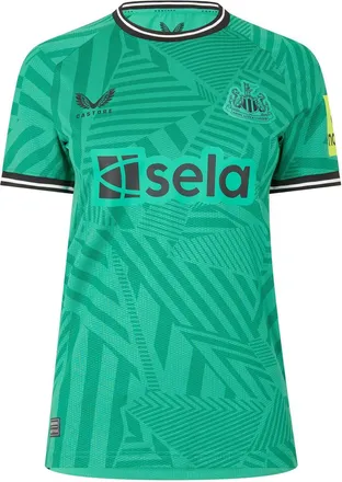 Castore 2023/2024 Ausw&auml;rtstrikot f&uuml;r Damen (Golf Gr&uuml;n/Kaviar)