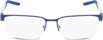 Nike lunettes de vue à monture rectangulaire - Bleu