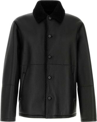 Jil Sander Shearling Jacke - - Jackets - Herren - Schwarzk - L